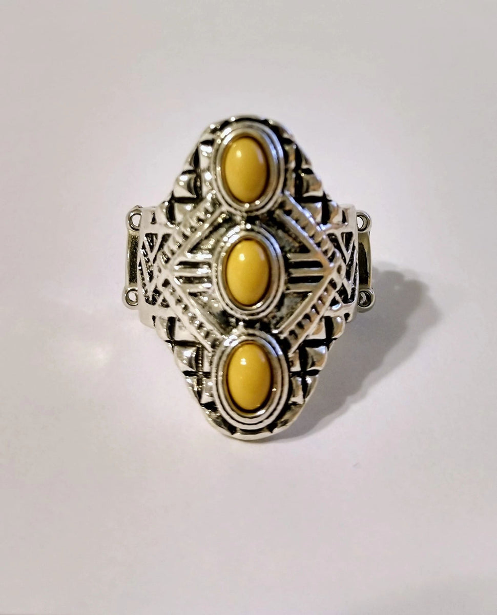 Mayan Motif - Yellow – Bling By Christina